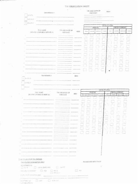 Tin Verification Form 000001 Pdf