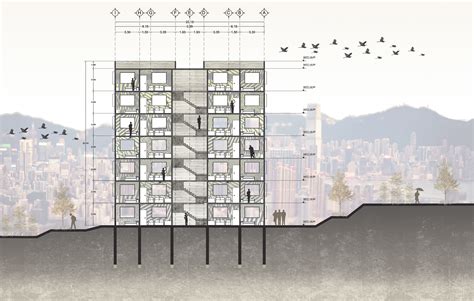Hambientacion De Corte 2 Edificio De Departamentos Visual Floor Plans Visualizations