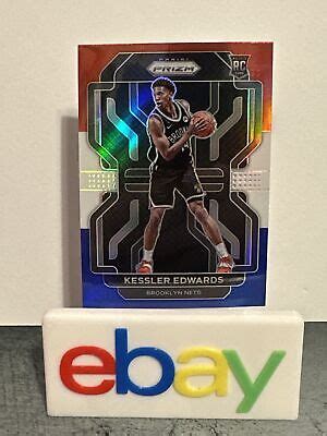 2021 22 Panini Prizm Basketball Kessler Edwards 284 Rc Red White