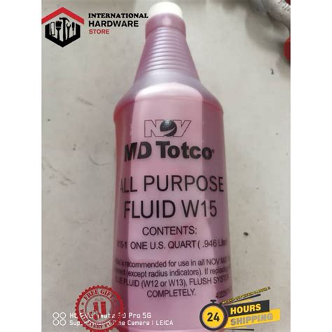 Md Totco All Purpose Fluid W15 Size 09 Ltr Shopee Malaysia