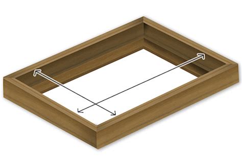 Canvas Floating Frames Measuring Picture Frames Express