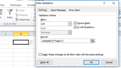 Dynamic Data Validation Excel Neurolasopa