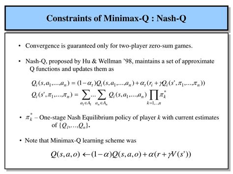 Ppt Reinforcement Learning On Markov Games Powerpoint Presentation Free Download Id4644690