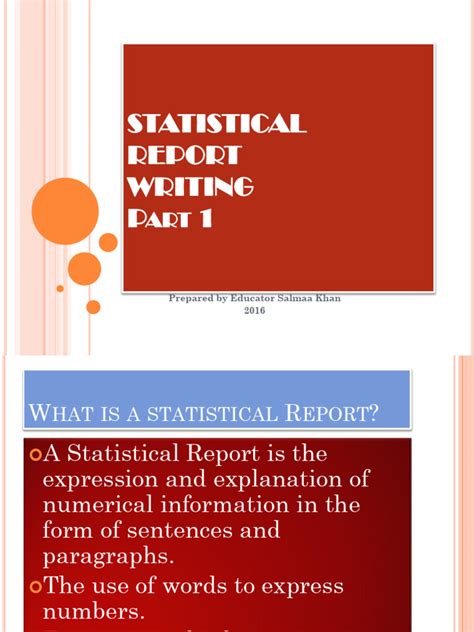 Statistical Report Writing Pdf Home Appliance