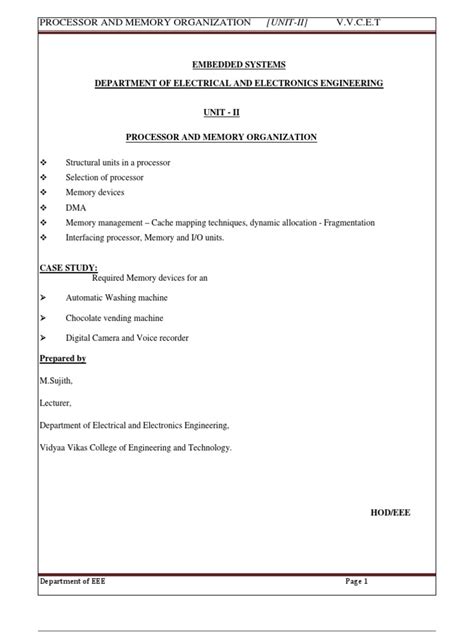 Unit 2 Embedded System Pdf Dynamic Random Access Memory Random Access Memory