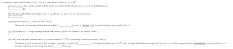 solved consider the initial value problem y 6y y 0 1