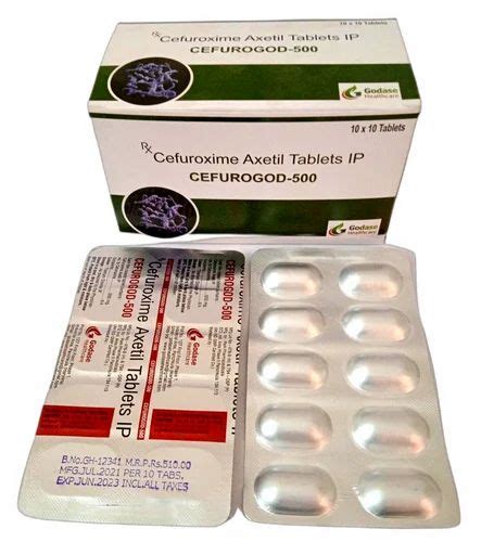 Godase Healthcare Cefuroxime Axetil 500 Mg Tablets At ₹ 5100box In Panchkula