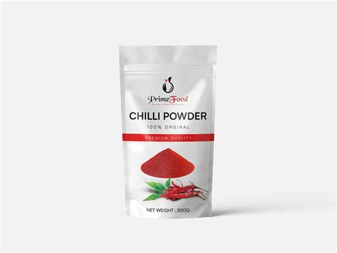 Red Chilli Pouch Packaging Design Behance