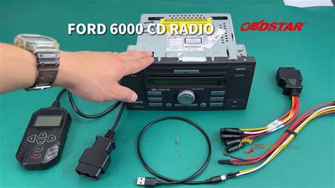 OBDSTAR MT200 Change Ford 6000CD Radio Code by Bench