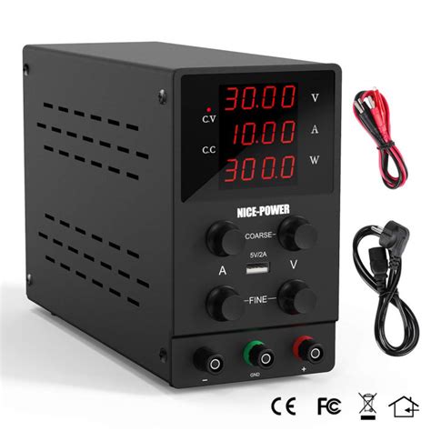 Dc Power Supply Variable V A Adjustable Switching Regulated Dc Bench Power Supply With High
