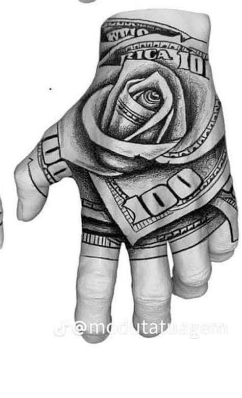 Pin By Lala1414 On X Hand Tattoos Gangsta Tattoos Money Tattoo