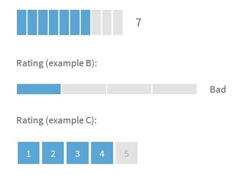 Minimal JQuery Rating Widget Plugin Bar Rating Jquery Plugins Widget