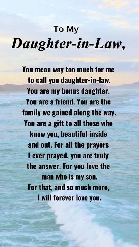Daughter In Law Quotes Love