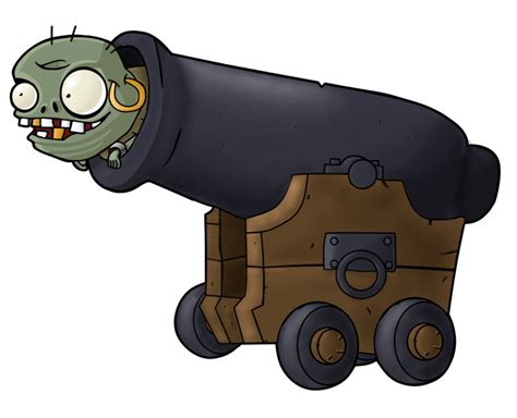 Plants Vs Zombies Imp Cannon First Game Style By Knockoffbandit On