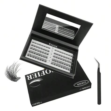 Natural Cofier Diy Lash Kit Press On Lash No Glue Lash Self Adhesive