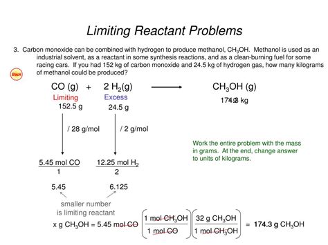 PPT Limiting Reactants PowerPoint Presentation Free Download ID