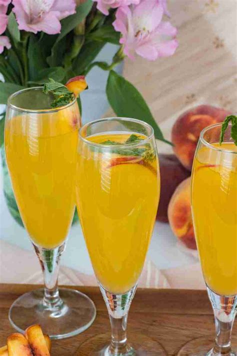 The Best Peach Mimosa Recipe For A Spring Brunch Attempts At