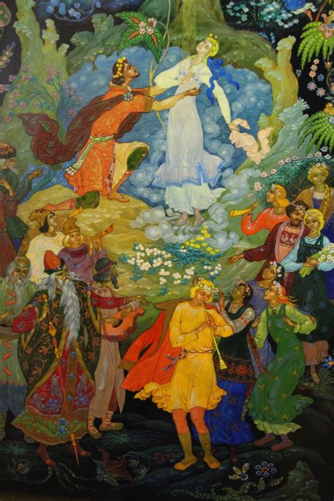 Картины палеха. Палехская роспись: история возникновения, отличительные ...