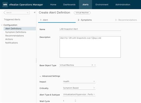 Install And Configure VRealize Operations Manager Part Create Alerts And Notifications