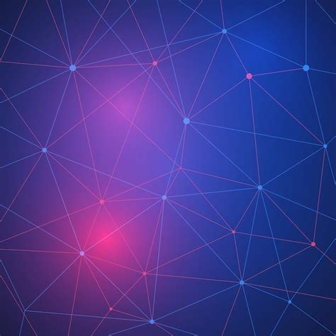 premium vector blockchain network concept distributed ledger