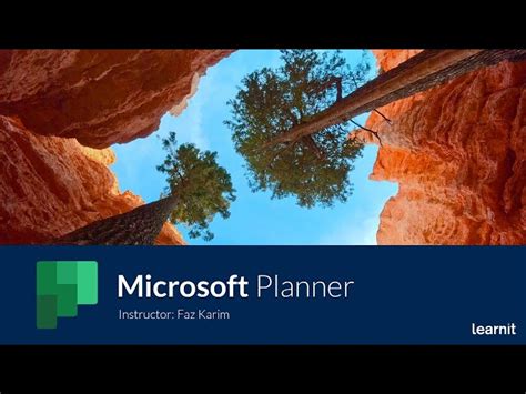 Free Video Microsoft Planner Tutorial From Learnit Training Class Central