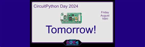Circuitpython Day Countdown Tomorrow Friday Adafruit Industries