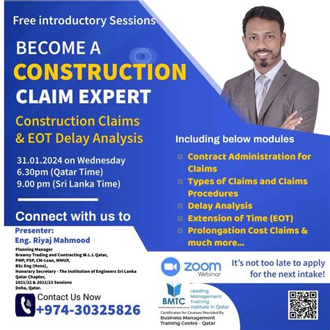 Construction Claims And Eot Delay Analysis Course Prepare Yourself For Emerging Construction