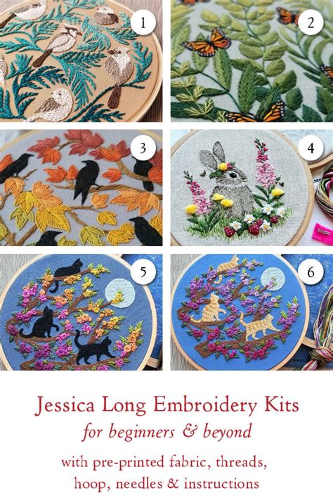 Mary Corbets Needle N Thread — Jessica Long Embroidery Kits