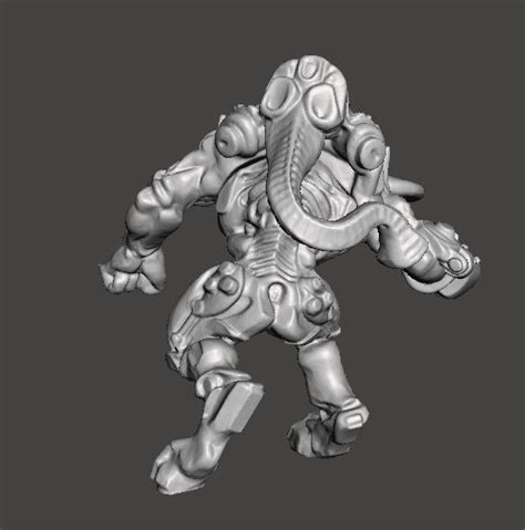 Doom 3 Cyberdemon Miniature Figure Model Scifi Games Rpg 3d Model 3d Printable Cgtrader