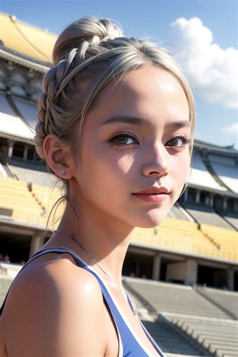 AI女子図鑑AI girl pictorial book on Twitter はるひ今日は運動日和ですねぇ はるひAI AI女子図鑑 StableDiffusion