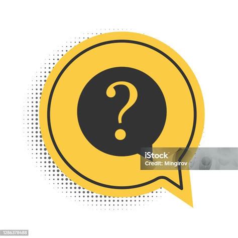 흰색 배경에 격리 된 원 아이콘의 검은 물음표입니다 위험 경고 기호입니다 Faq 기호 파일 복사 채팅 음성 거품 및 차트 웹