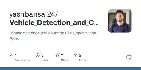 Github Yashbansal Vehicle Detection And Counting Vehicle Detection And Counting Using