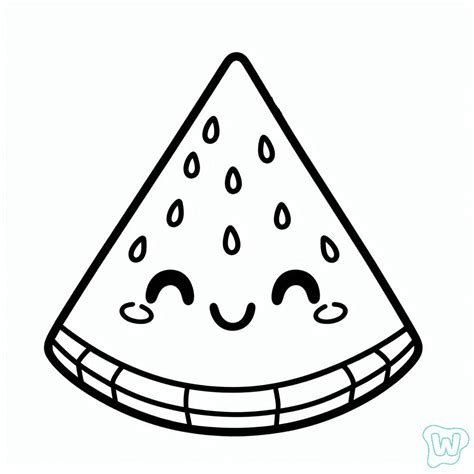 38 Sandía Para Colorear Imprima Y Descargue Pdf Gratis