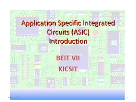 Asic Design Flow Pptx