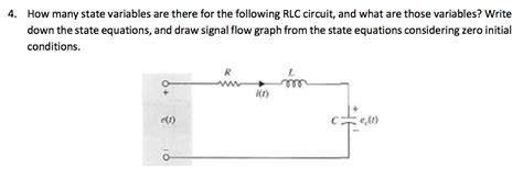 Solved How Many State Variables Are There For The Following
