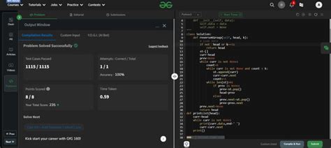 Geekstreak2024 Gfg160 Womenintech Geekstreak Python Linkedlists Aryasomayajula Sreedevi