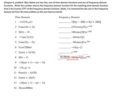solved chapter 6 problem 78a below are two lists one of