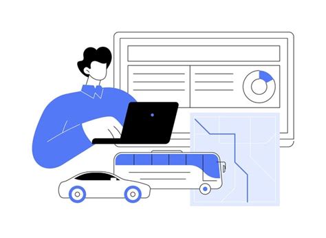 Premium Vector Traffic Data Isolated Cartoon Vector Illustrations