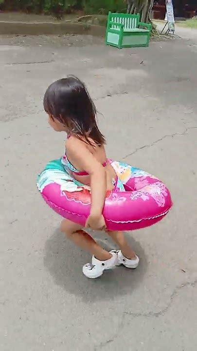 Aling Bebeng Went Swimming 🏊 Shorts Swimming Alingbebeng