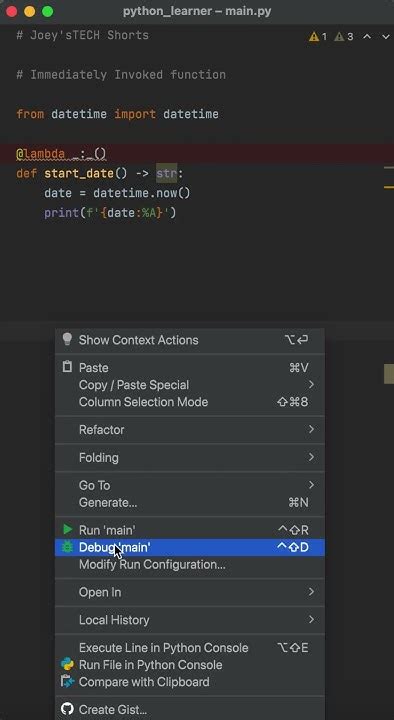 Python Immediately Invoked Function Learn In 50 Seconds