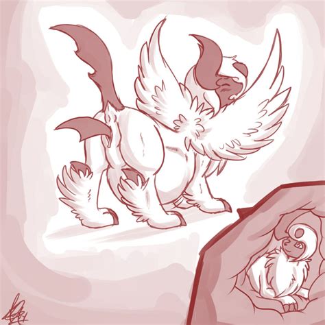 Rule 34 Absol Blush Duo Feathered Wings Feathers Female Feral Feral Unbirthing Feral Mega