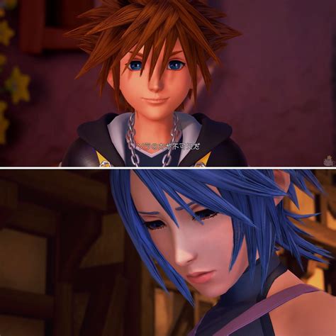 Kingdom Hearts Aqua And Sora