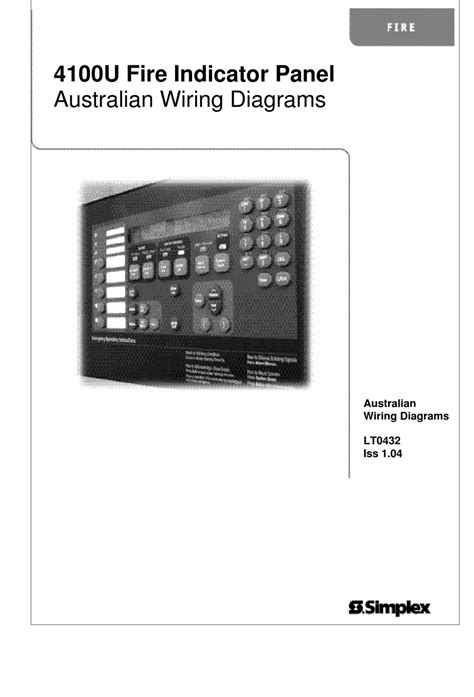 Simplex 4100u Security System Wiring Diagrams Manualslib