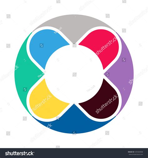 Infographics Vector Diagram Pattern Pie Chart Stock Vector Royalty Free 535584958