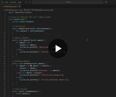 Codsoft Internship Java Programming Task3 Atminterface