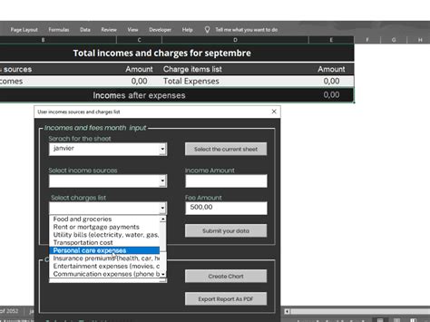 Vba Budget Tracker Your Finance Assistant Upwork
