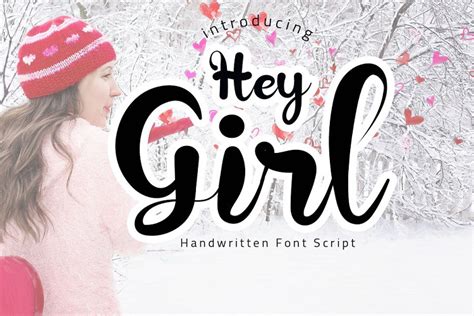 Hey Girl Font Rony Studio Fontspace