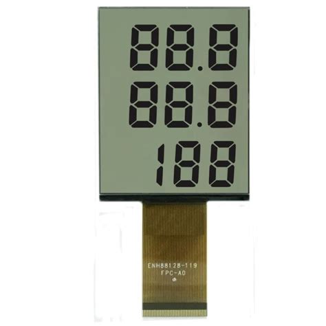 Customized Flexible Tn Positive 7 Segment Lcd Display Manufacturers And Suppliers And Factory Enrich