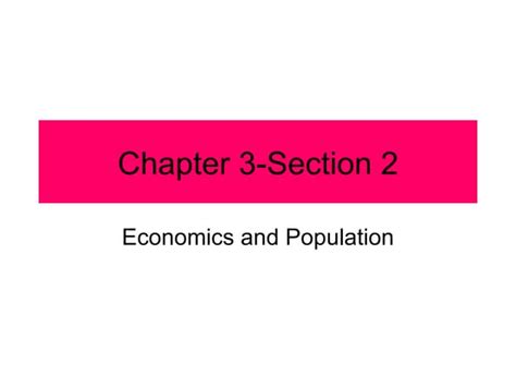 chapter 3 section 2 ppt economy business and finance