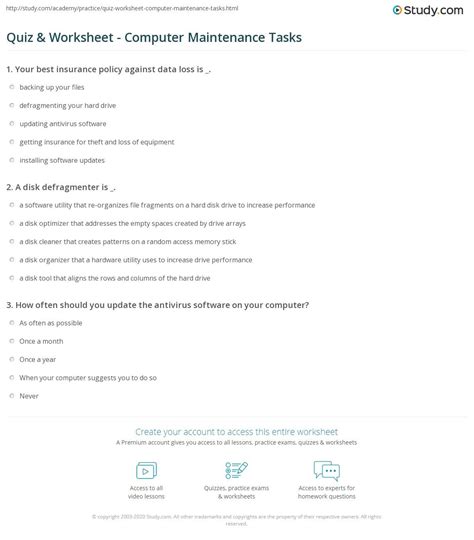 computer basics worksheet answer key computer basics worksheets